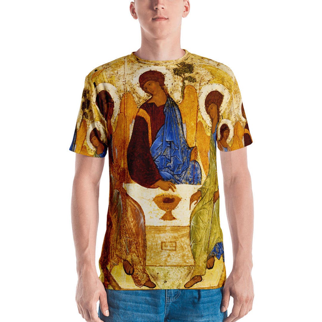 Men's T-shirt - the Holy Trinity by Rublev - From a Wonderful Christian ...