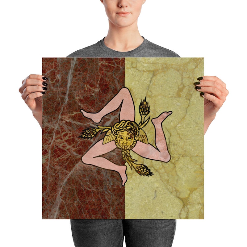 Trinacria Wall Decor - Etsy