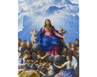 Virgin Mary Jigsaw Puzzle | Etsy