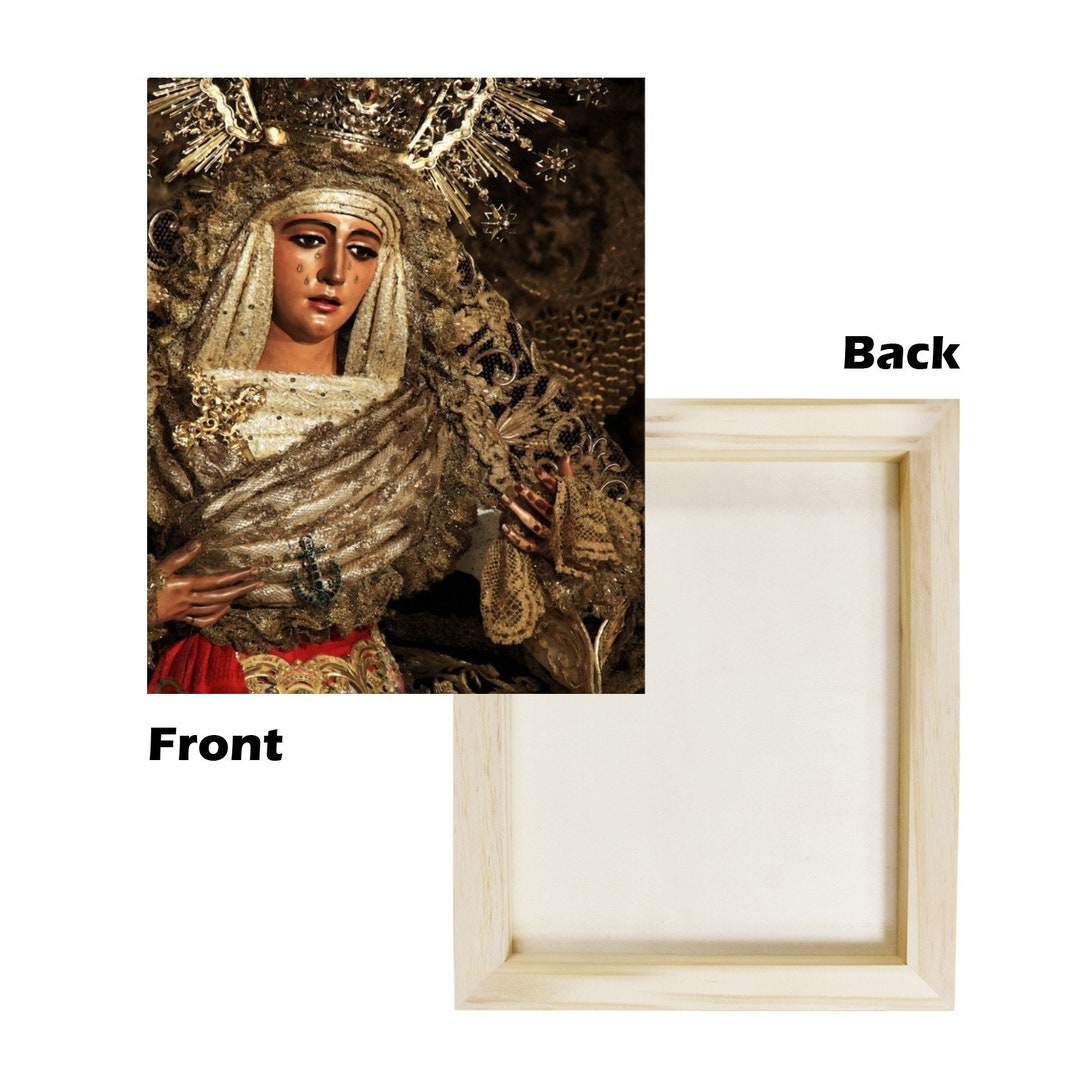 Catholic Icons on Wood - María Santísima De La Esperanza De Triana ...
