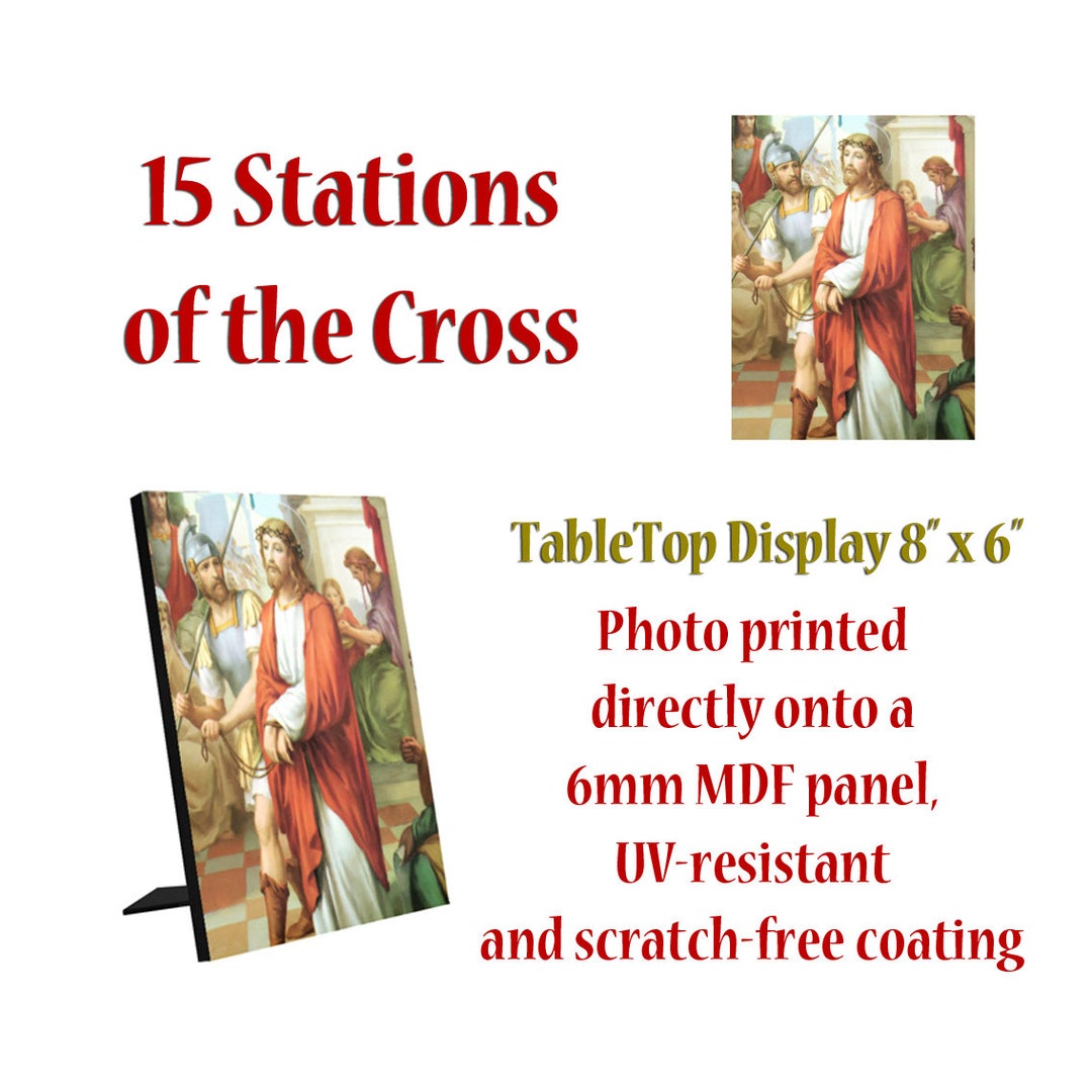 Stations of the Cross - 15 Photo Panel for Tabletop Display 6"x8" - via ...