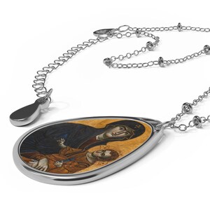 Catholic Gift - Salus Populi Romani - Brass Pendant and Necklace Chain ...