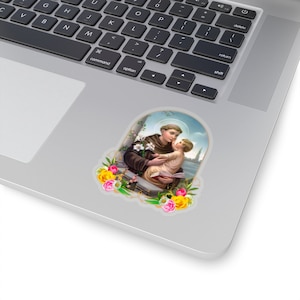 Saint Anthony of Padua - Catholic Saints Stickers - Sticker - St ...