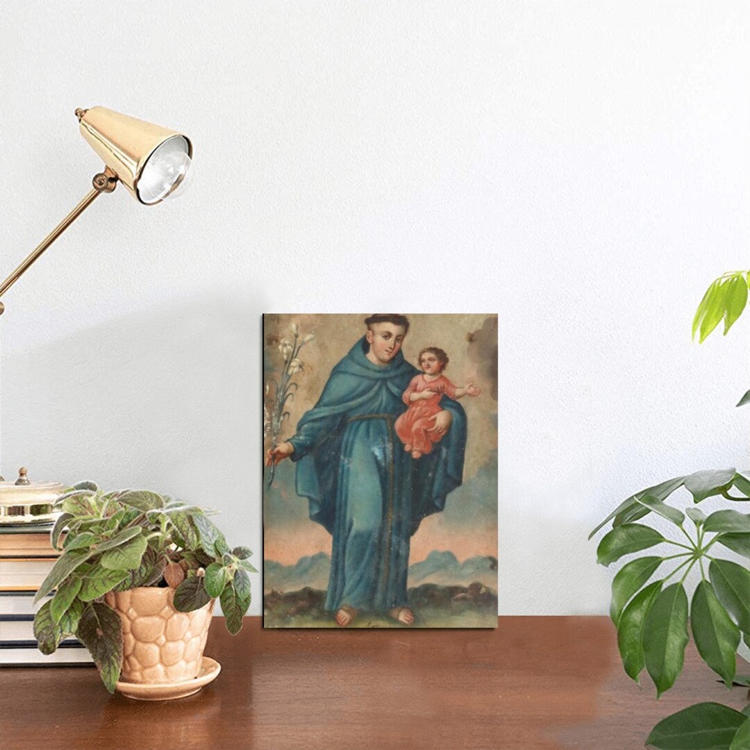 Religious Arts - Saint Anthony of Padua - Religious Icon - Photo Panel ...
