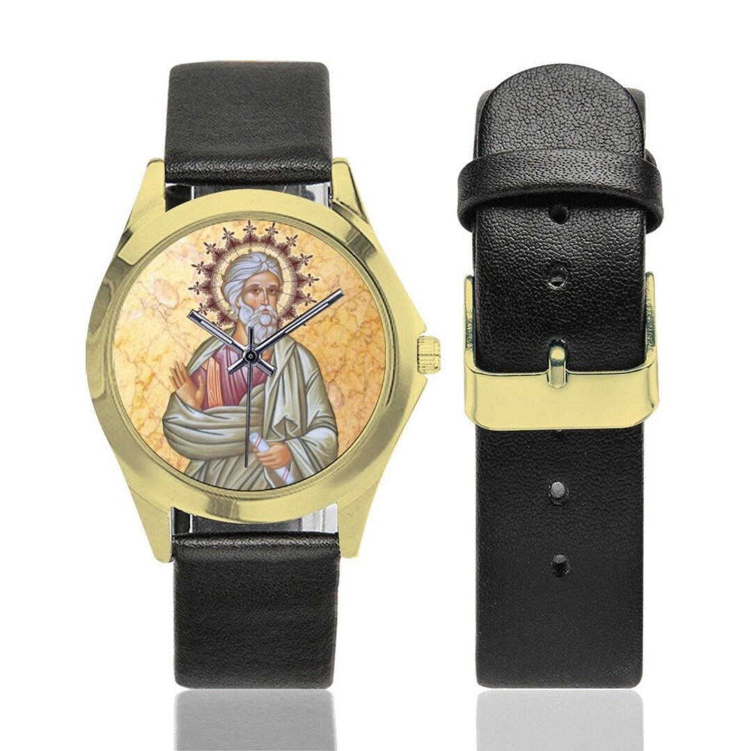Saint Andrew the Apostle - Unisex Leather Watch - Wrist Watches - St ...