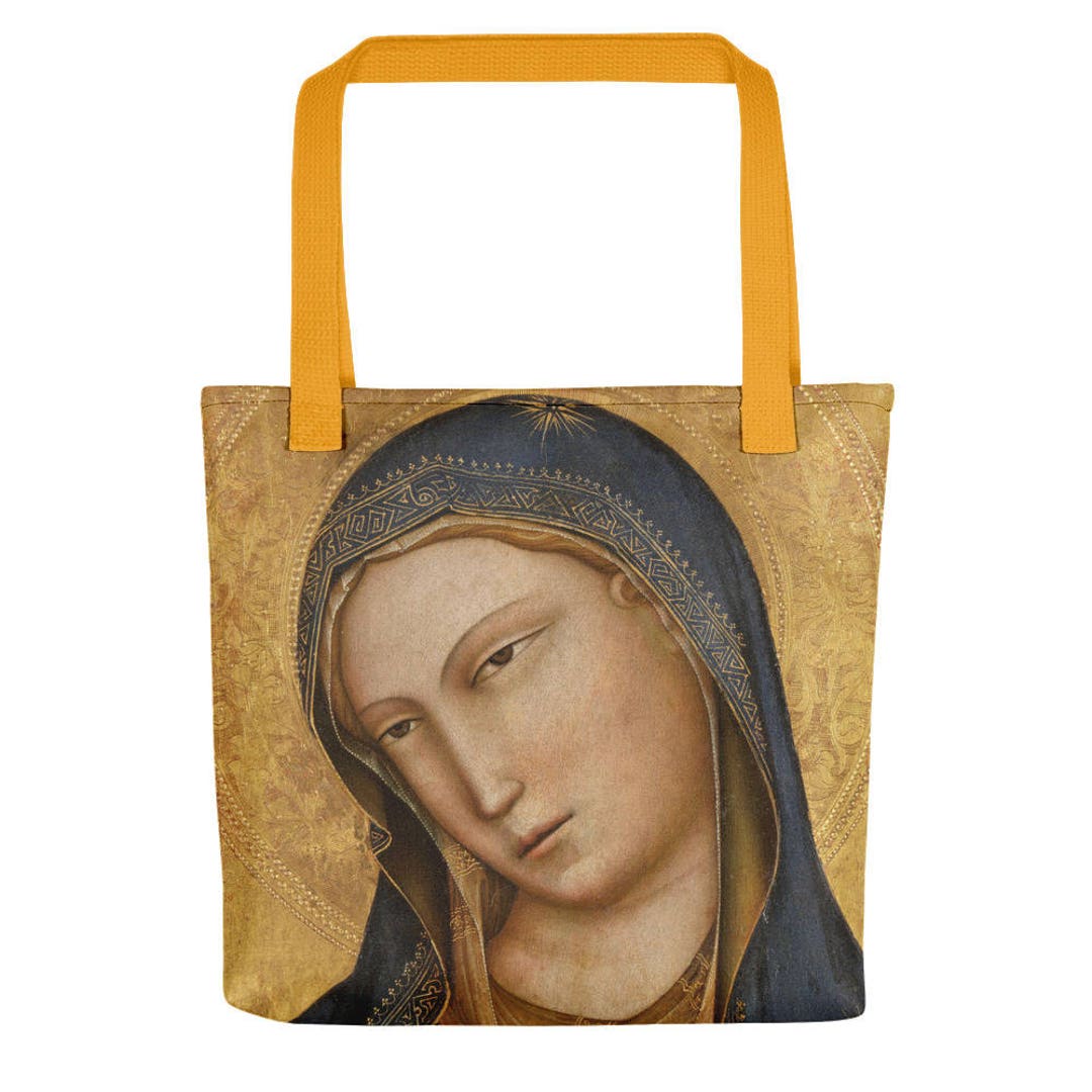 Religious Art - Madonna by Lorenzo Monaco - Tote Bag - Christian Bags ...