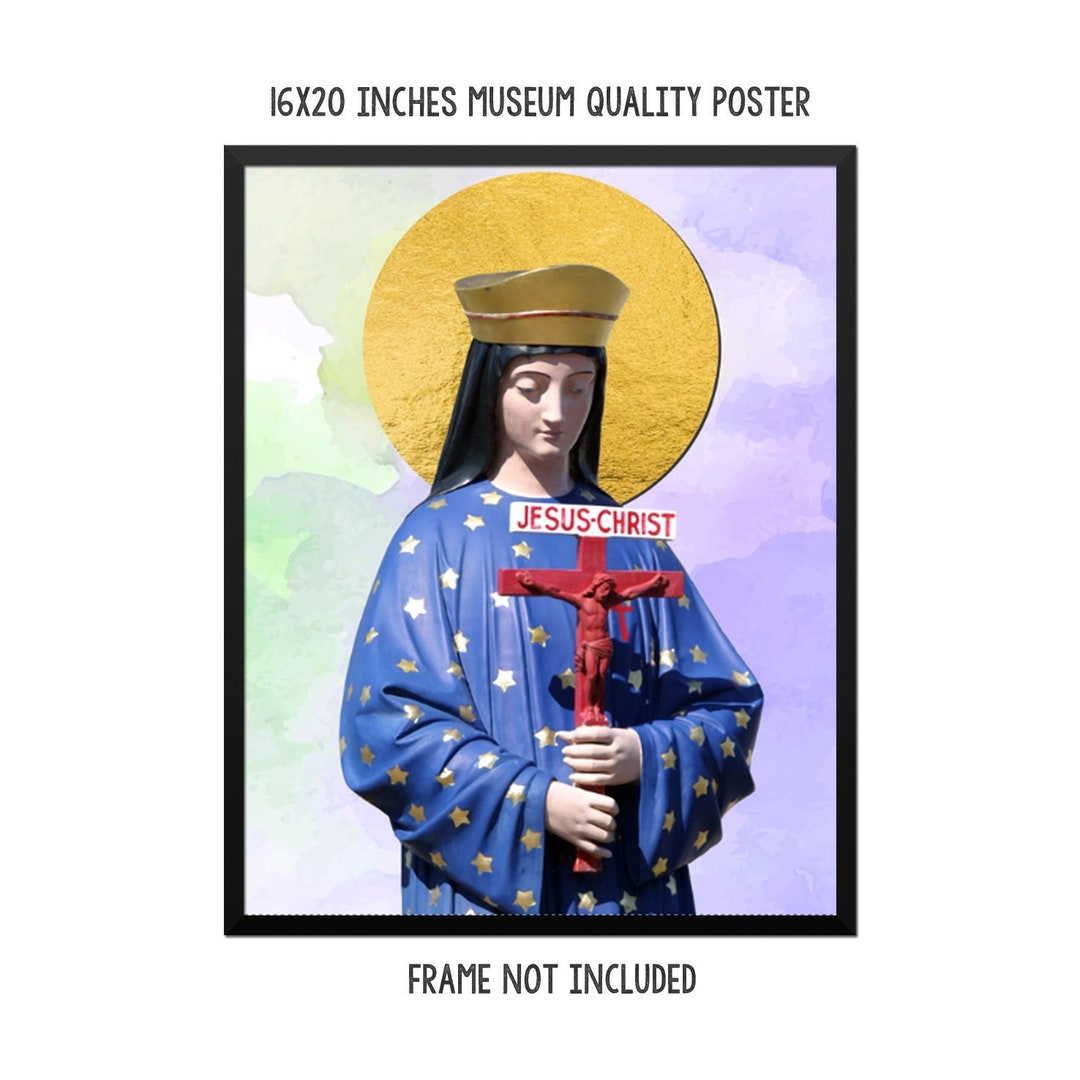 Our Lady of Pontmain France - 2 Sizes HQ Religious Poster - Catholic ...