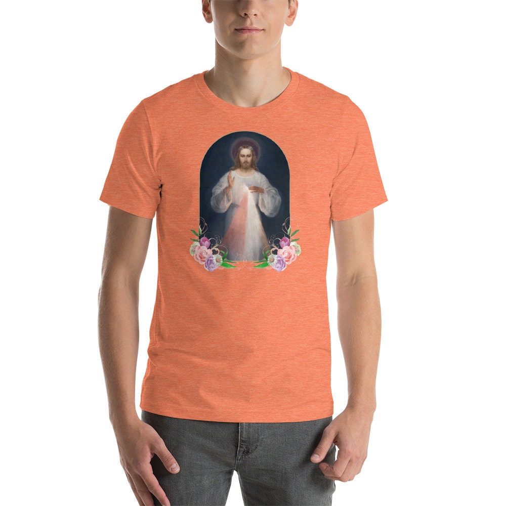 Divine Mercy Jesus T-shirt 8 Colors Available Short-sleeve | Etsy