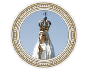 Our Lady of Fatima Catholic Poster Religious Artwork Art - Etsy