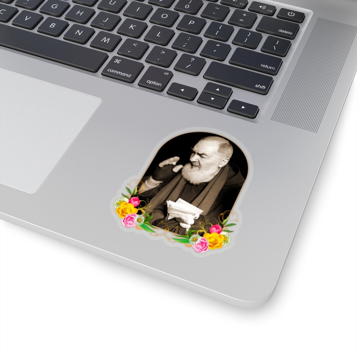 Saint Pio Sticker St Pio Padre Pio Stickers Catholic - Etsy