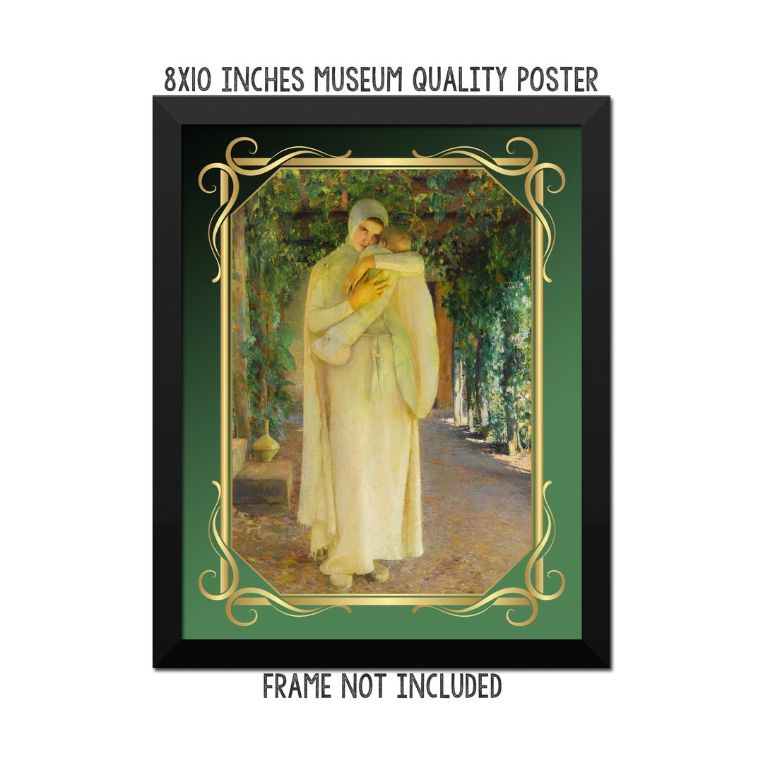 Madonna of the Trellis - Catholic Poster - Religious Prints - Virgin ...