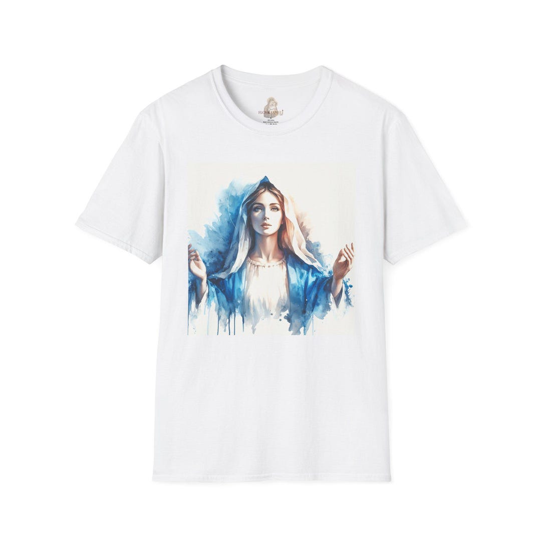 Religious Shirt - Virgin Mary Shirt - Catholic Shirts - Mother Mary Art ...