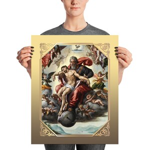 Religious Posters - the Holy Trinity - Christian Wall Art - Catholic ...
