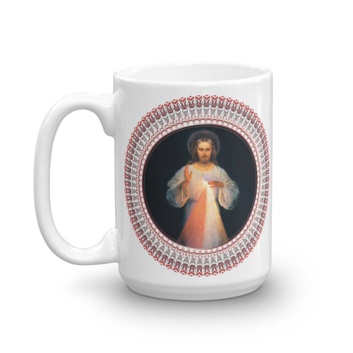 Divine Mercy of Jesus - Catholic Mug - Ceramic Mug - Vilnius Image of ...