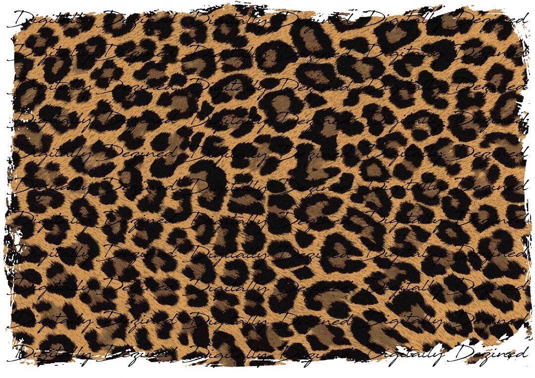 Distressed Leopard Sublimation Print Design, Craft Paper, Background ...