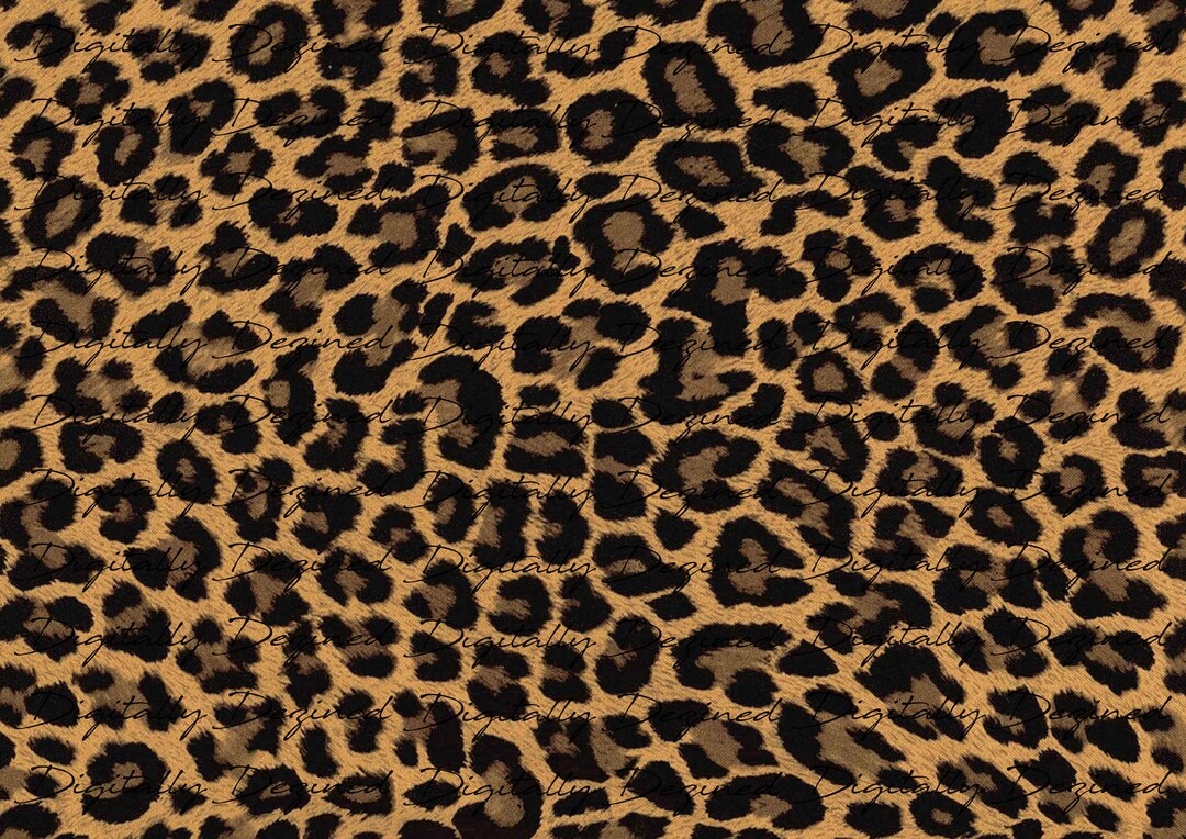 Leopard Background Sublimation File,craft Tool/supply,print at Home ...