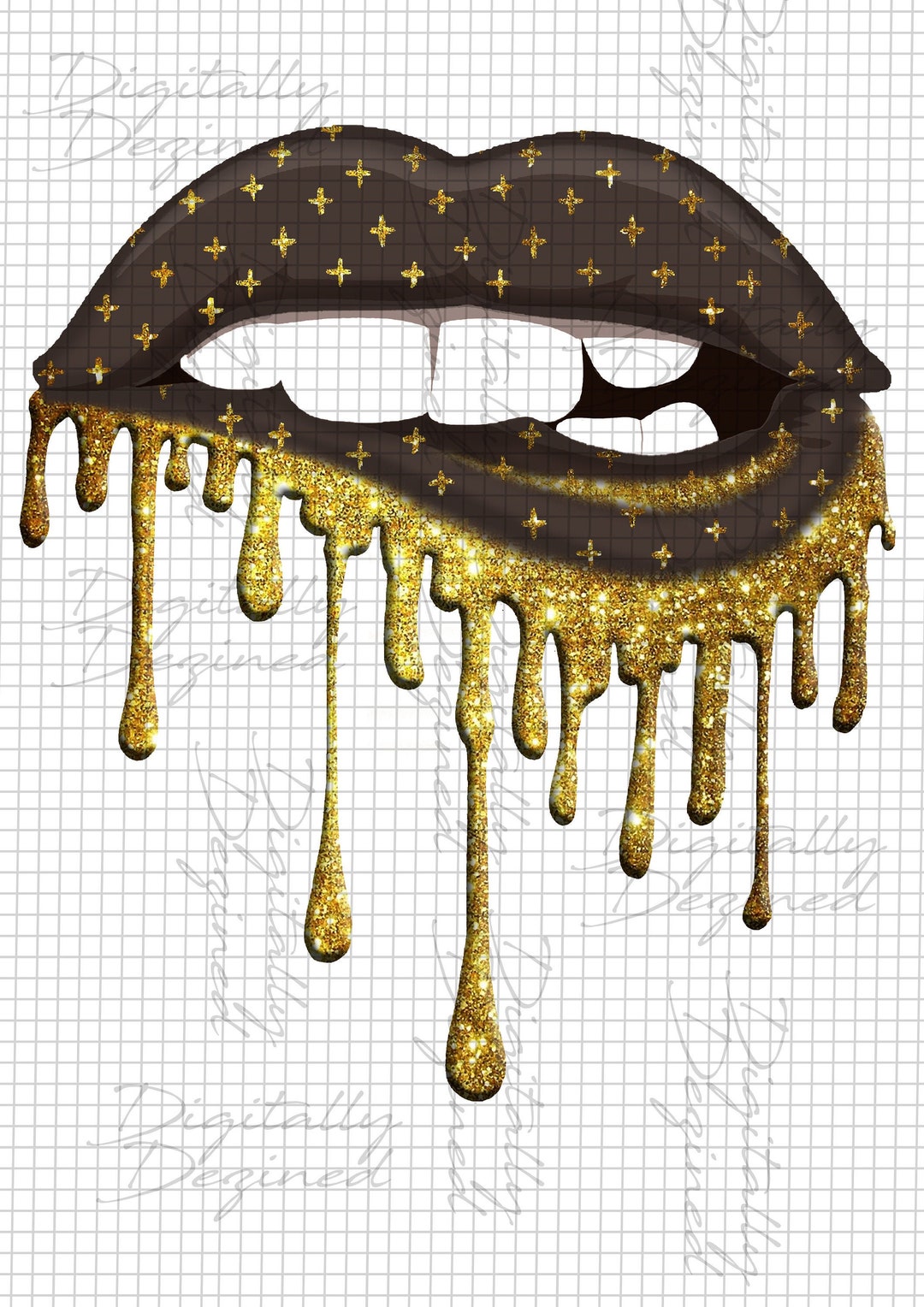 Glitter Dripping Lips Sublimation Design (PNG, JPEG, PDF) - Etsy