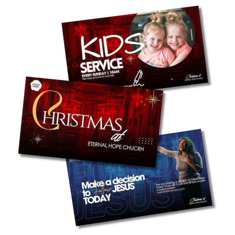 30 CHRISTMAS Church ANIMATED Announcement Slides, Church Template ...