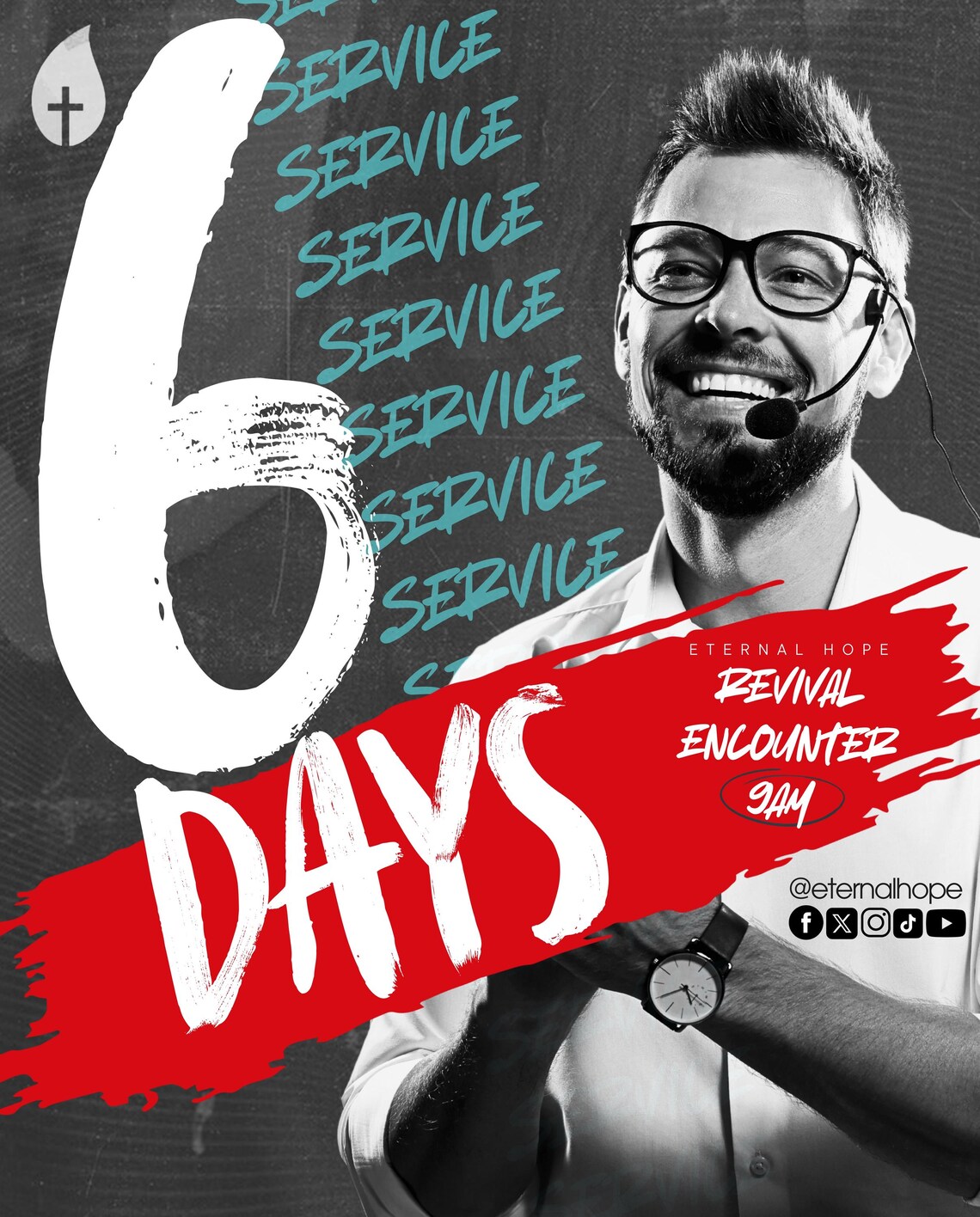 ANIMATED Church Canva Template, Church Flyer Template, Church Social ...