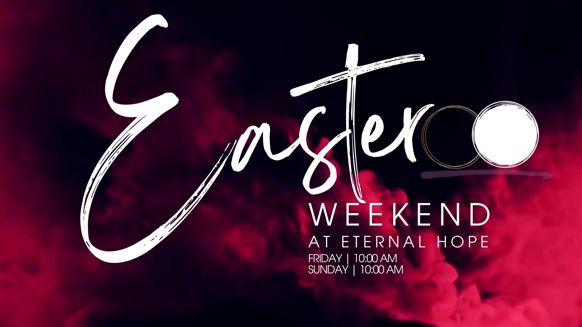 EASTER Church ANIMATED Announcement Slides, Church Template, Church ...