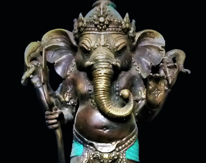 Ganesha Shiva Weapon Trishula Bronze Brass Statue 13 - Etsy