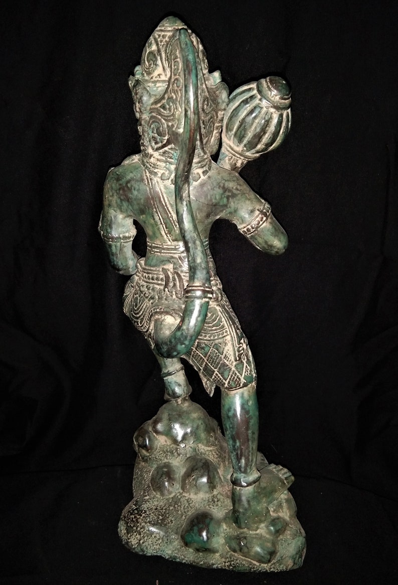 Masterpiece Hanuman Monkey King Statue 12 on Stone Altar | Etsy