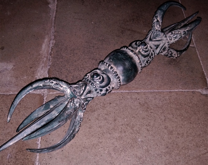Spiritual Hindu God Weapon - Vajra Dorje Thunderbolt Bronze Brass ...