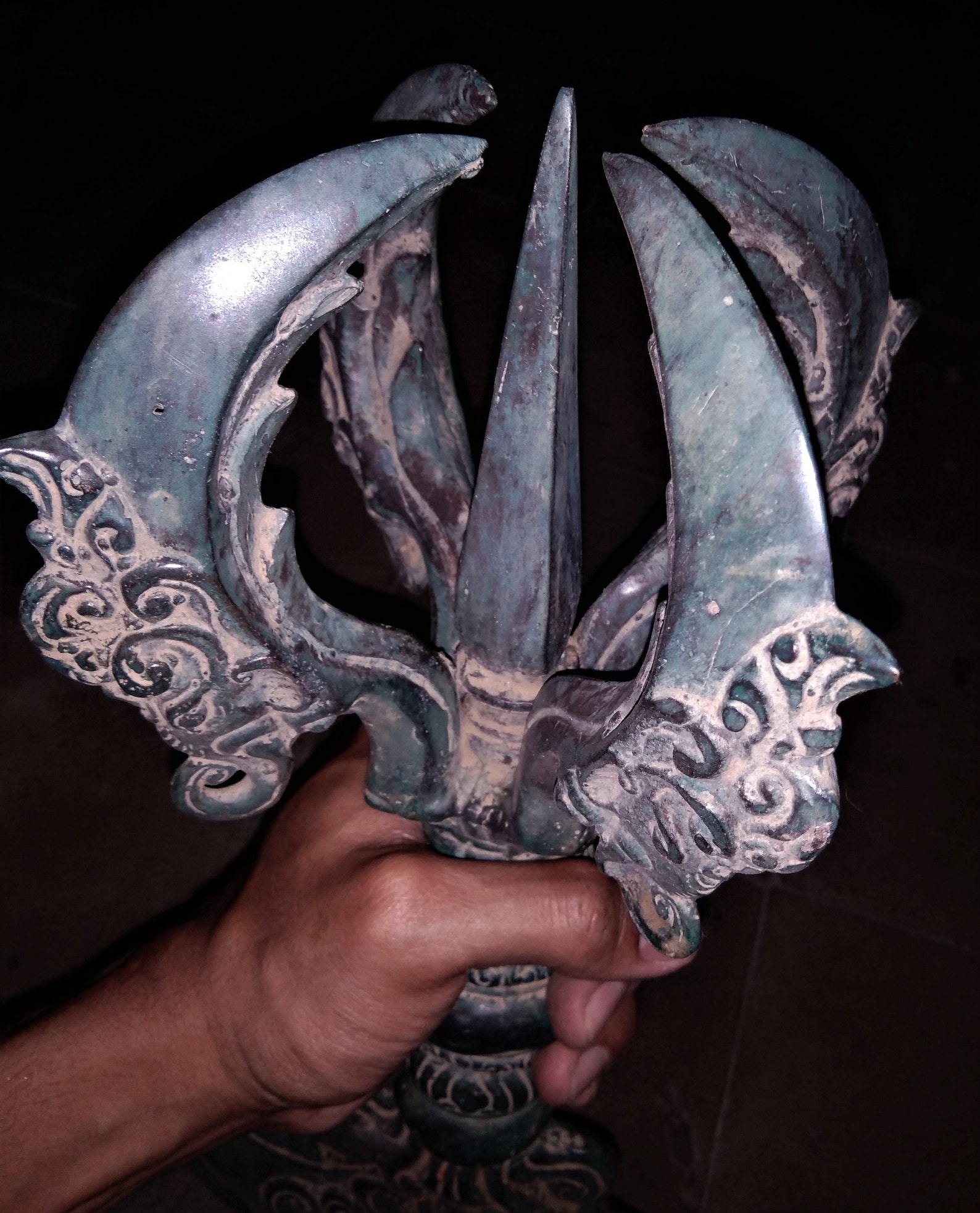 Axe Vajra Dorje Bronze Brass Statue 15 Hindu God Weapon | Etsy