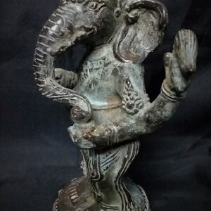 Ganesh Multi Hand Bronze Brass Statue 8 Standing - Etsy
