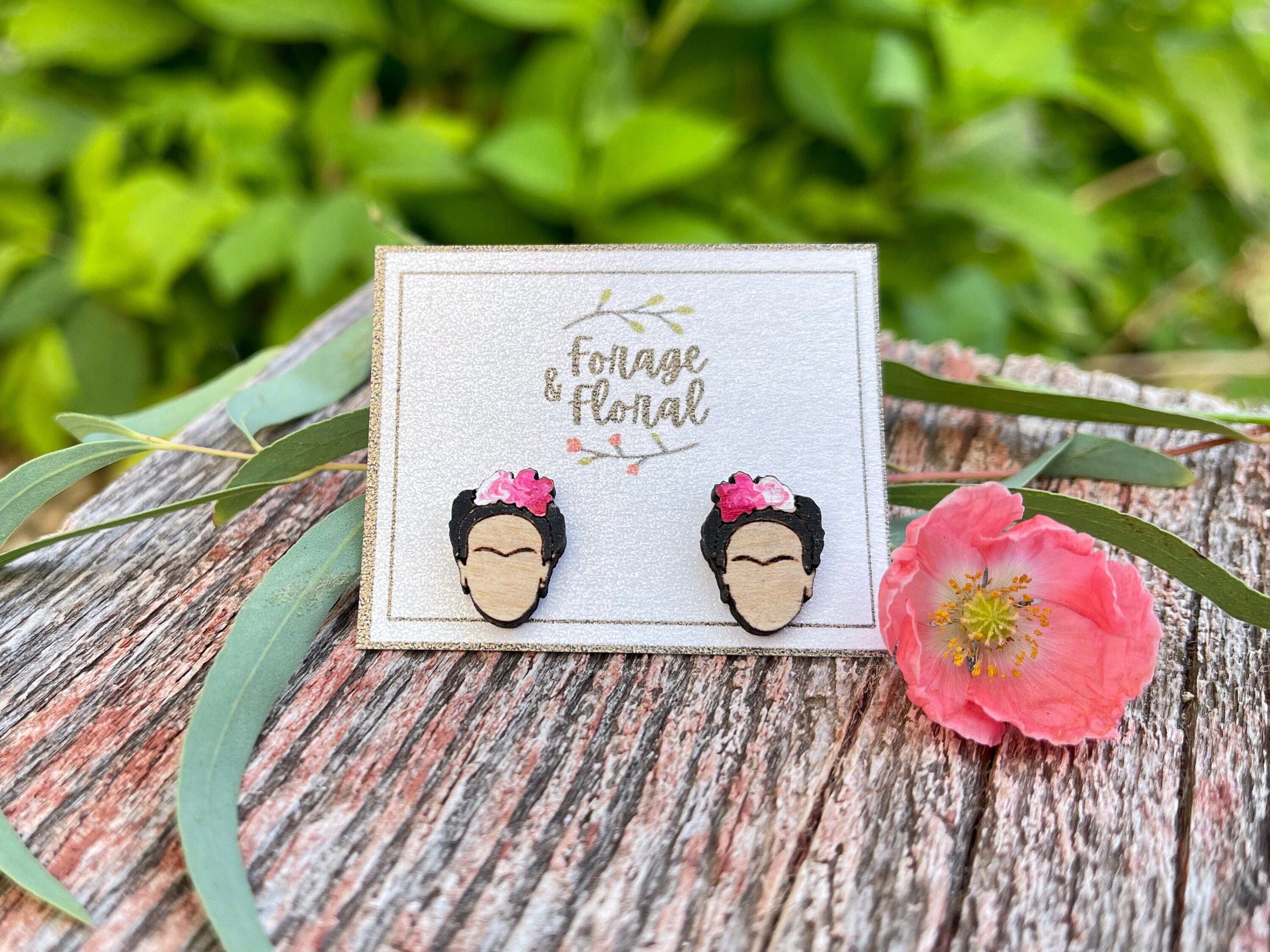 Frida Kahlo Earrings. Frida Kahlo Jewelry. Frida Kahlo Gifts. | Etsy