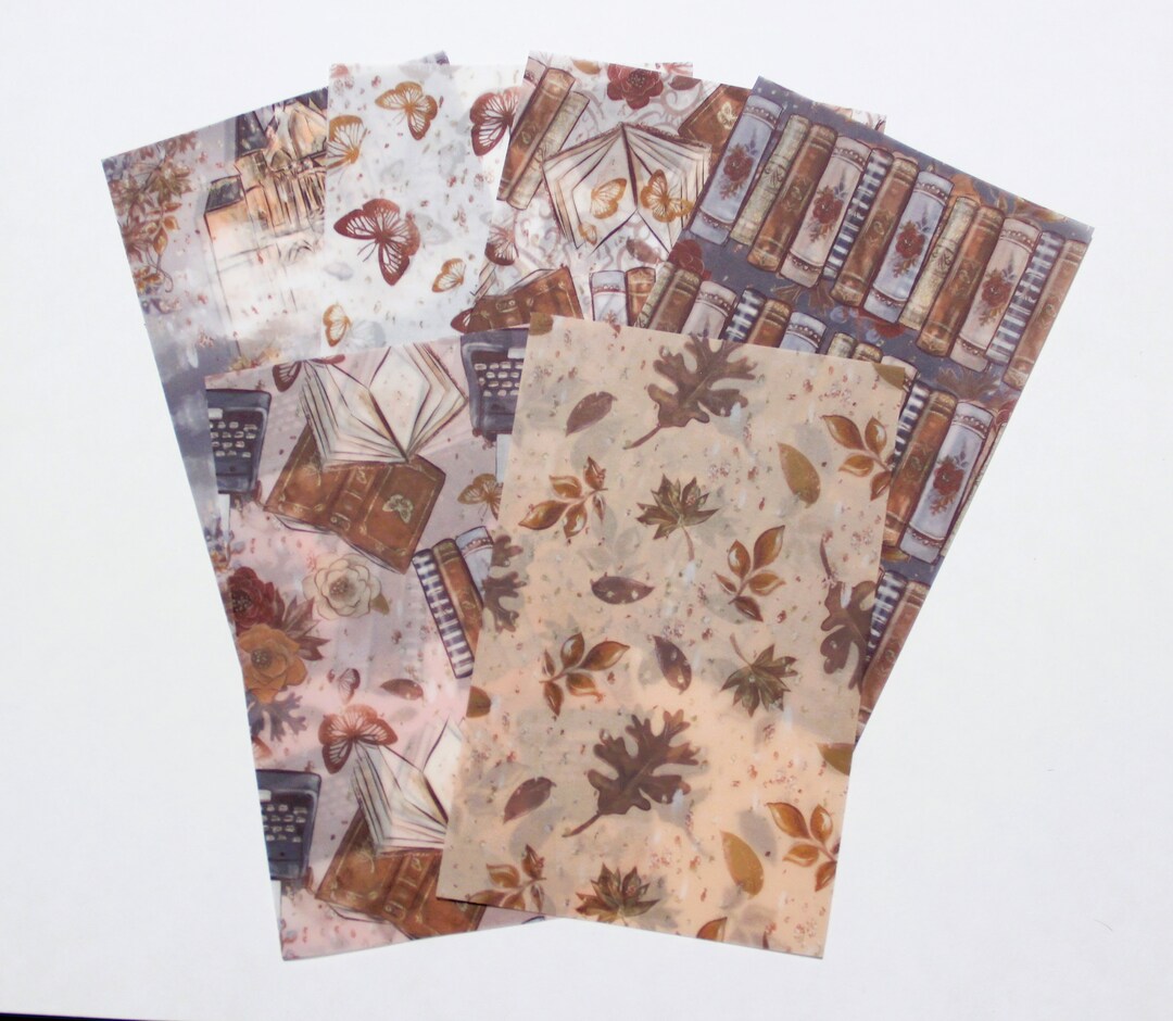 Fall Vellum Paper: Book Lover, Bloomsical Planner Vellum - Etsy