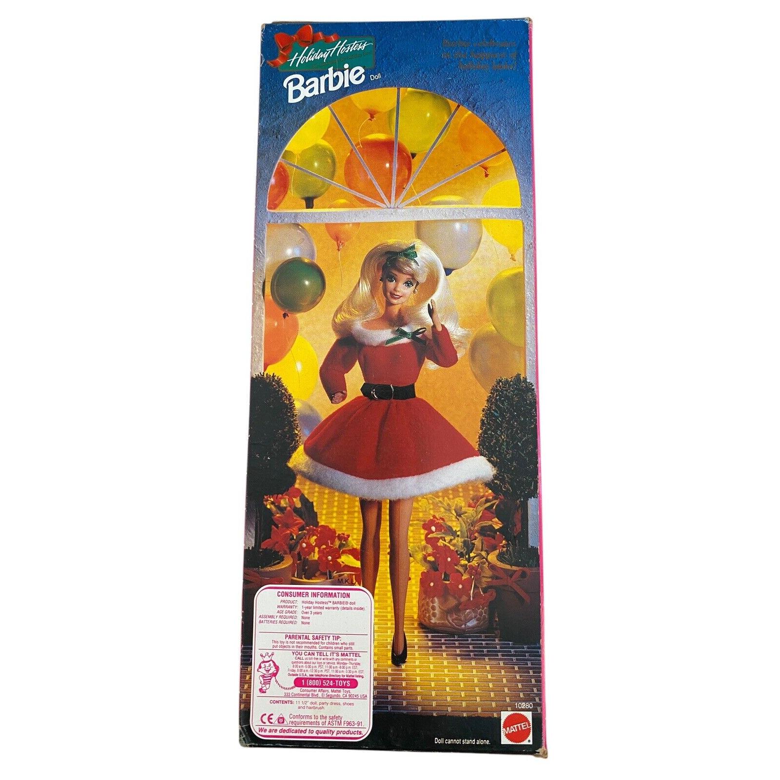 Mattel Holiday Hostess Barbie 1992 NIB Special Edition Holiday Fun - Etsy