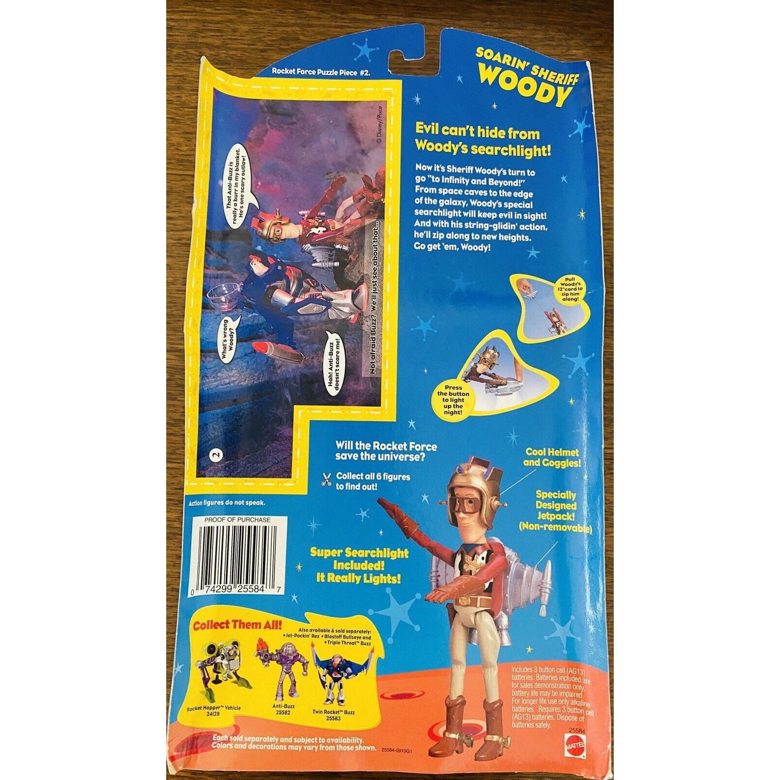 Rare Disney Pixar Toy Story 2 Rocket Force Soarin Sheriff - Etsy
