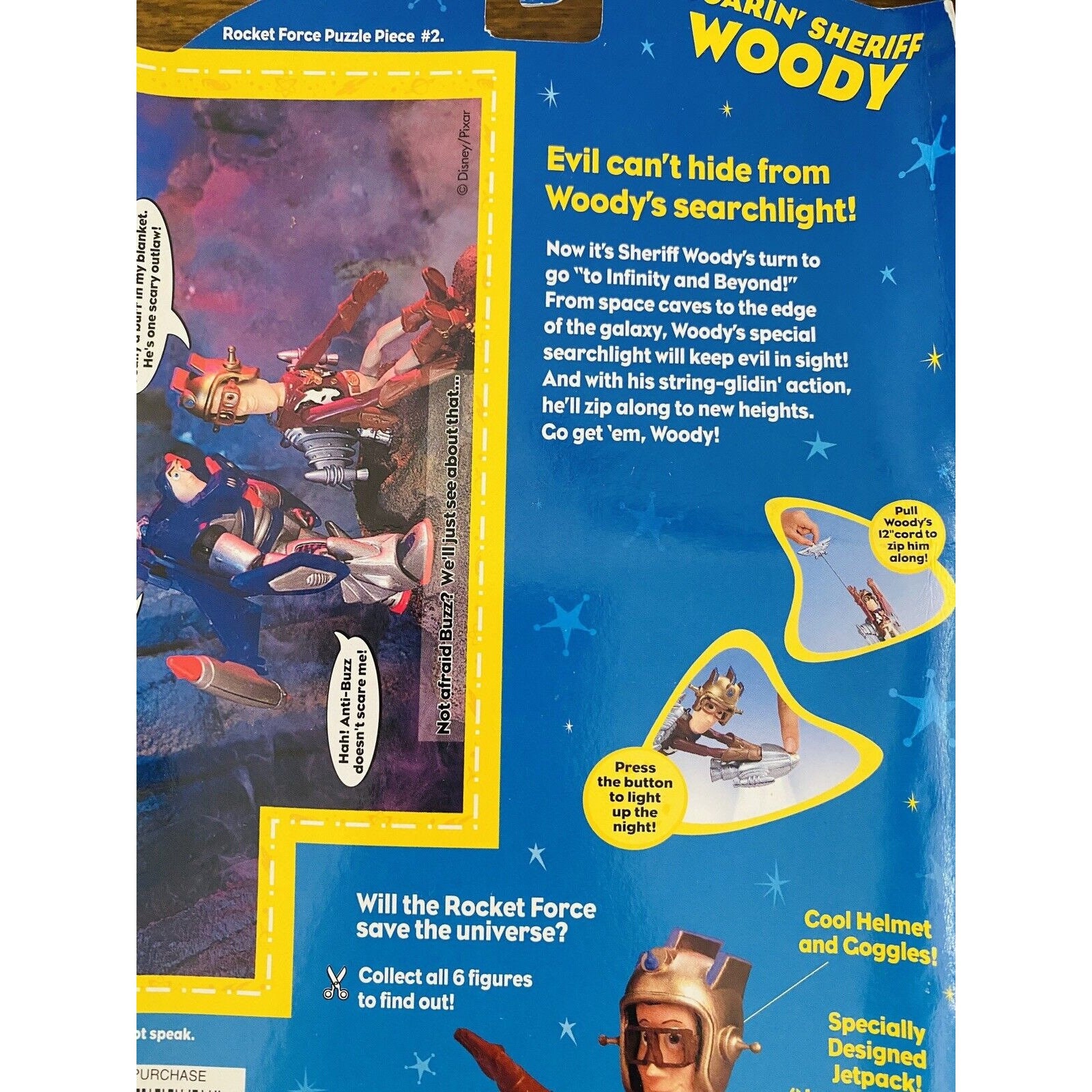 Rare Disney Pixar Toy Story 2 Rocket Force Soarin Sheriff - Etsy