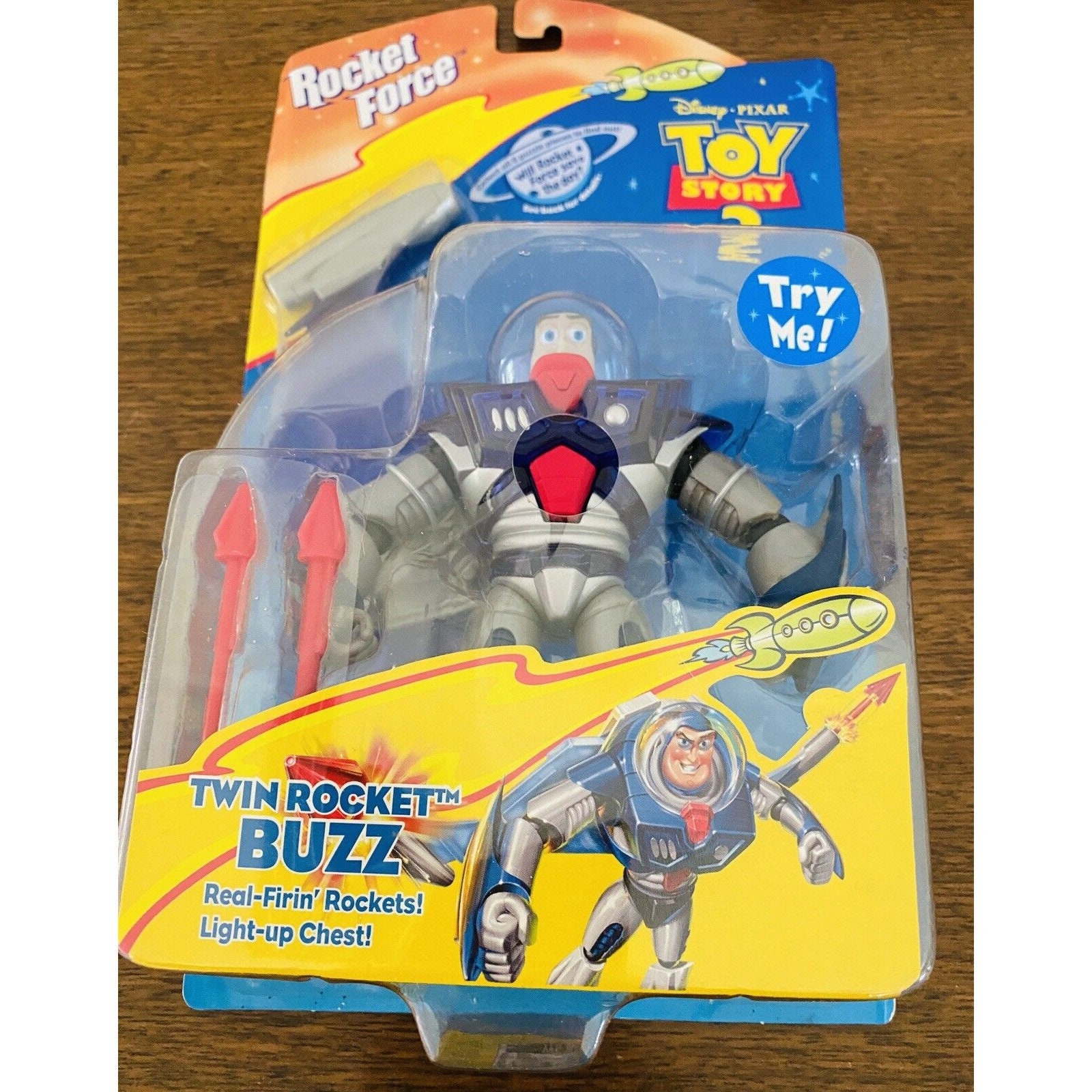 Rare Disney Pixar Toy Story 2 Rocket Force Twin Rocket Buzz Nib - Etsy