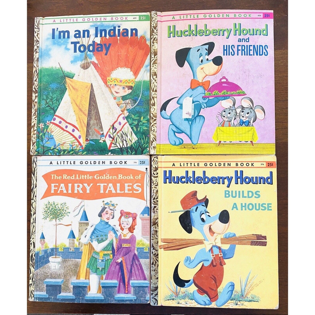 Little Golden Books Vintage Set of 4 First Editions Marked A Fairy ...
