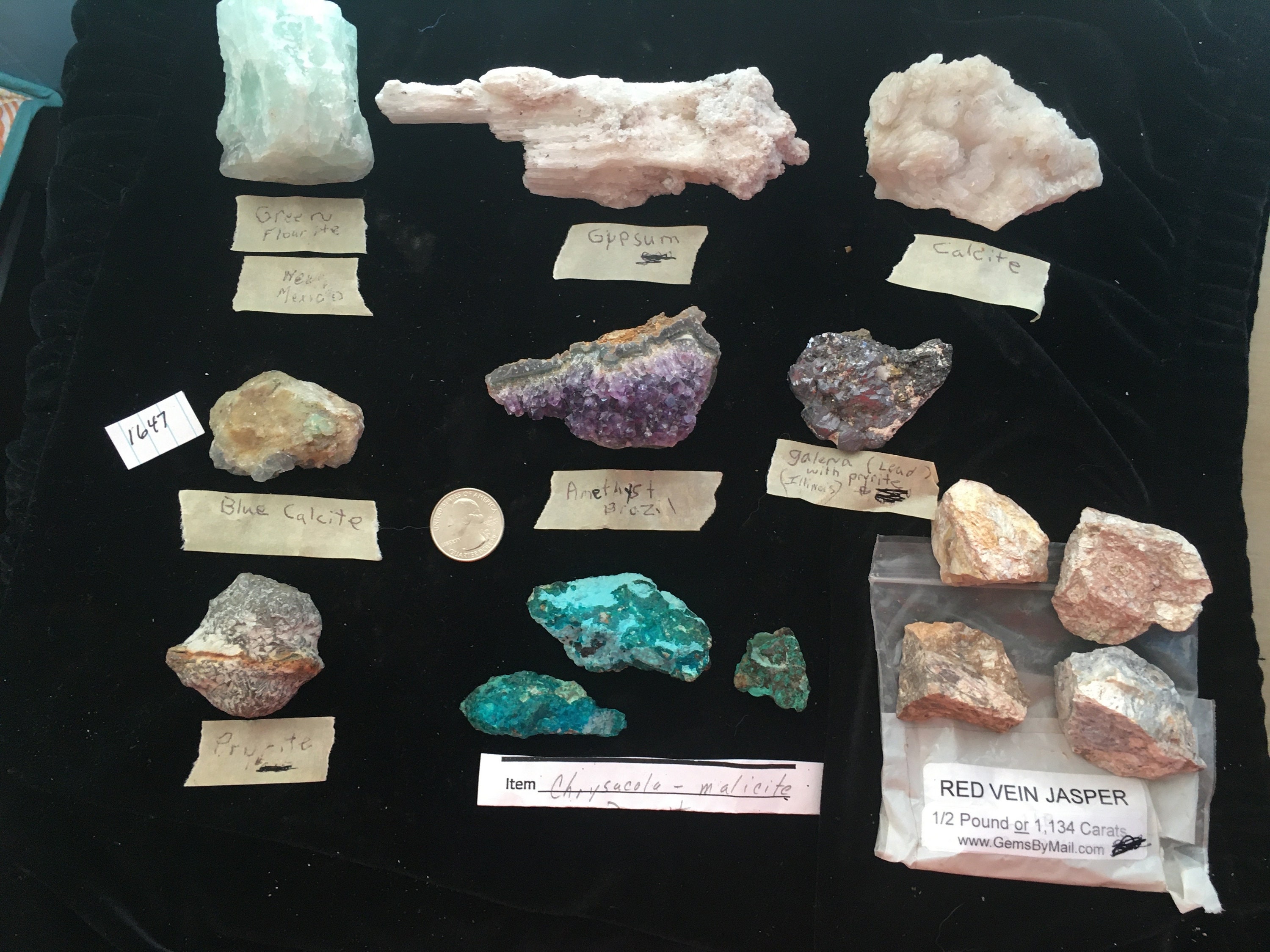 Lot of 14 Assorted Labeled Stone Pieces Free Shipping Item - Etsy