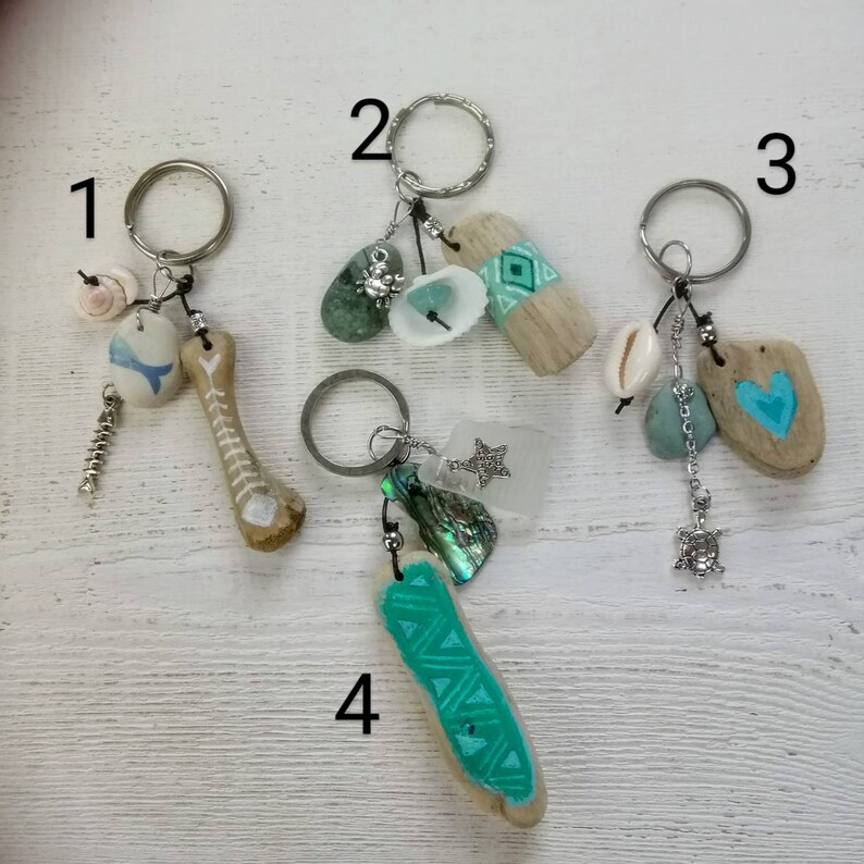 Beach Keychain - Etsy