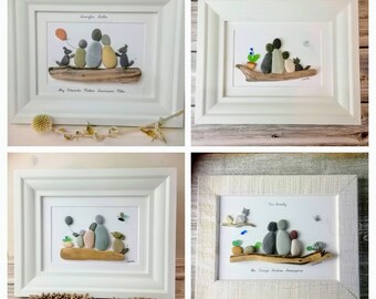 Pebble Art Family | Etsy