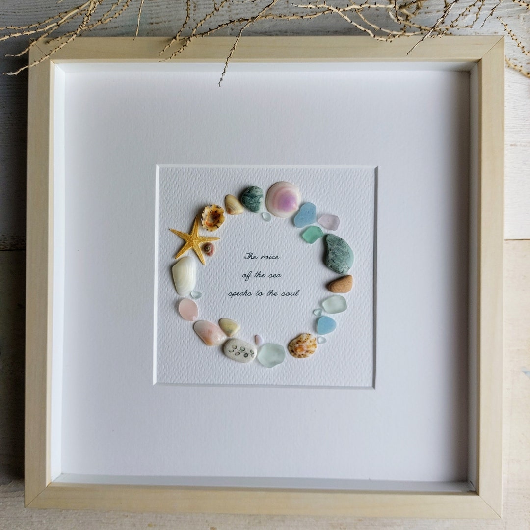 Sea Glass Art Picture - Etsy