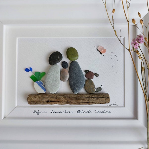 Pebble Art Family - Etsy
