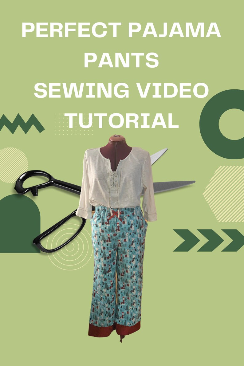 Perfect Pajama Pants Video Sewing Class - Etsy