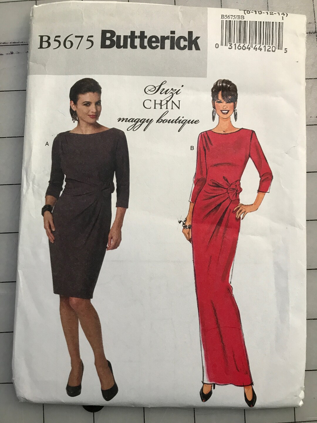 Butterick 5675 Suzy Chin Dress Pattern UNCUT - Etsy