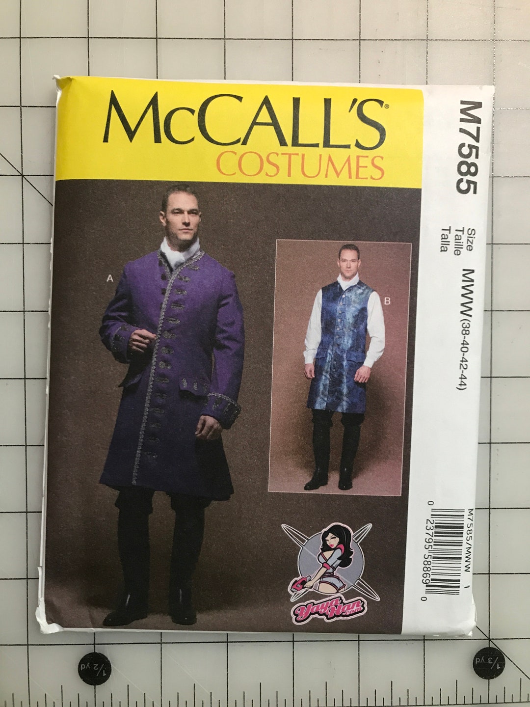 Mccall’s 7587 Yaya Han Warrior Prince Cosplay Fantasy LARP Costume ...