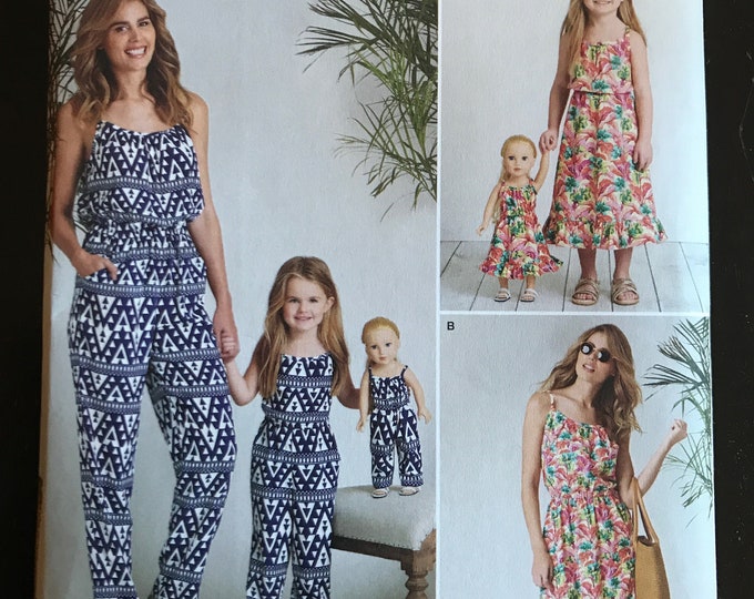 Simplicity 8146 Mom and Me Dress Pattern Doll and Me Pattern UNCUT - Etsy