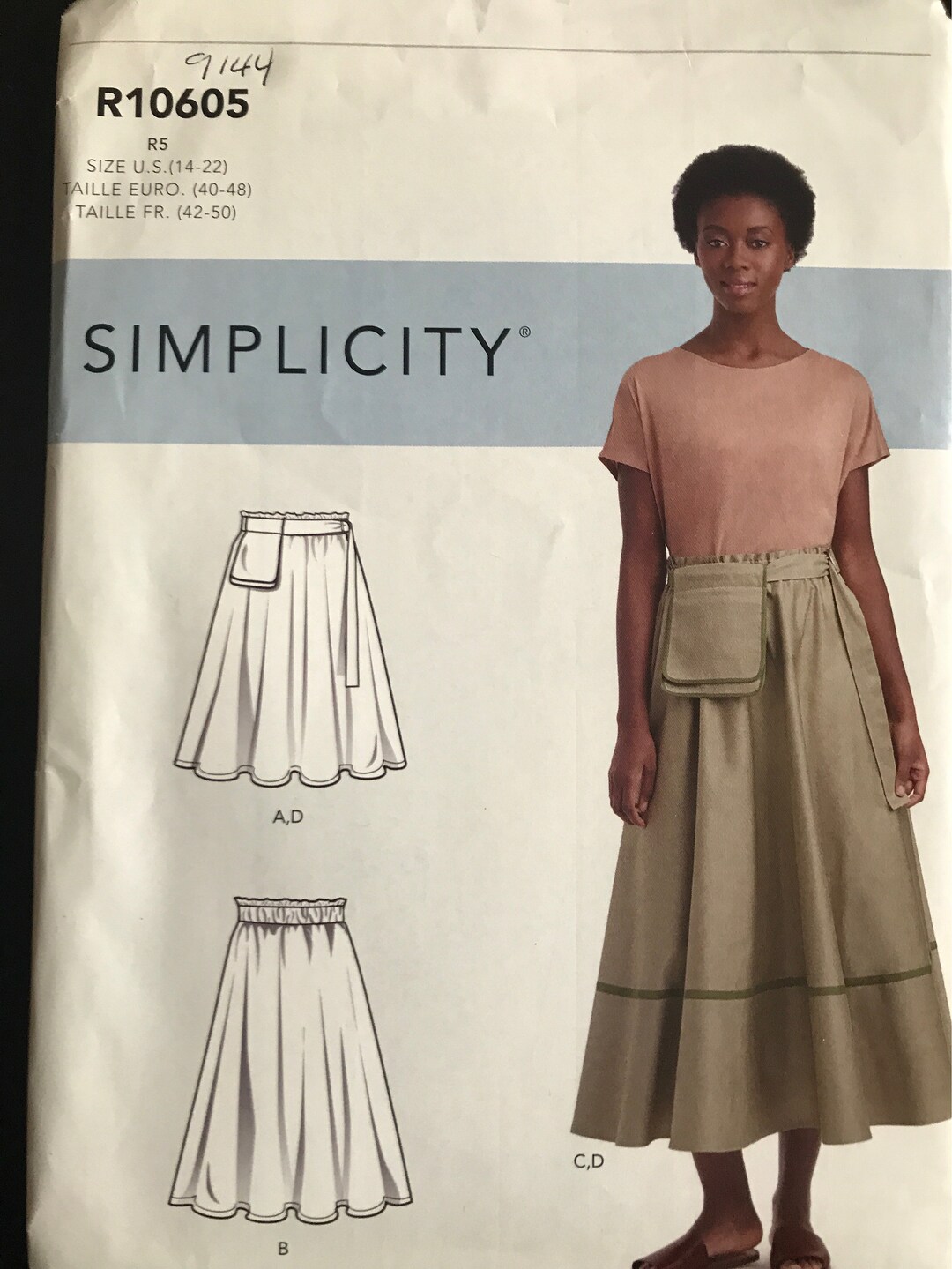 Simplicity 9144 Womens Skirt Pattern Uncut - Etsy