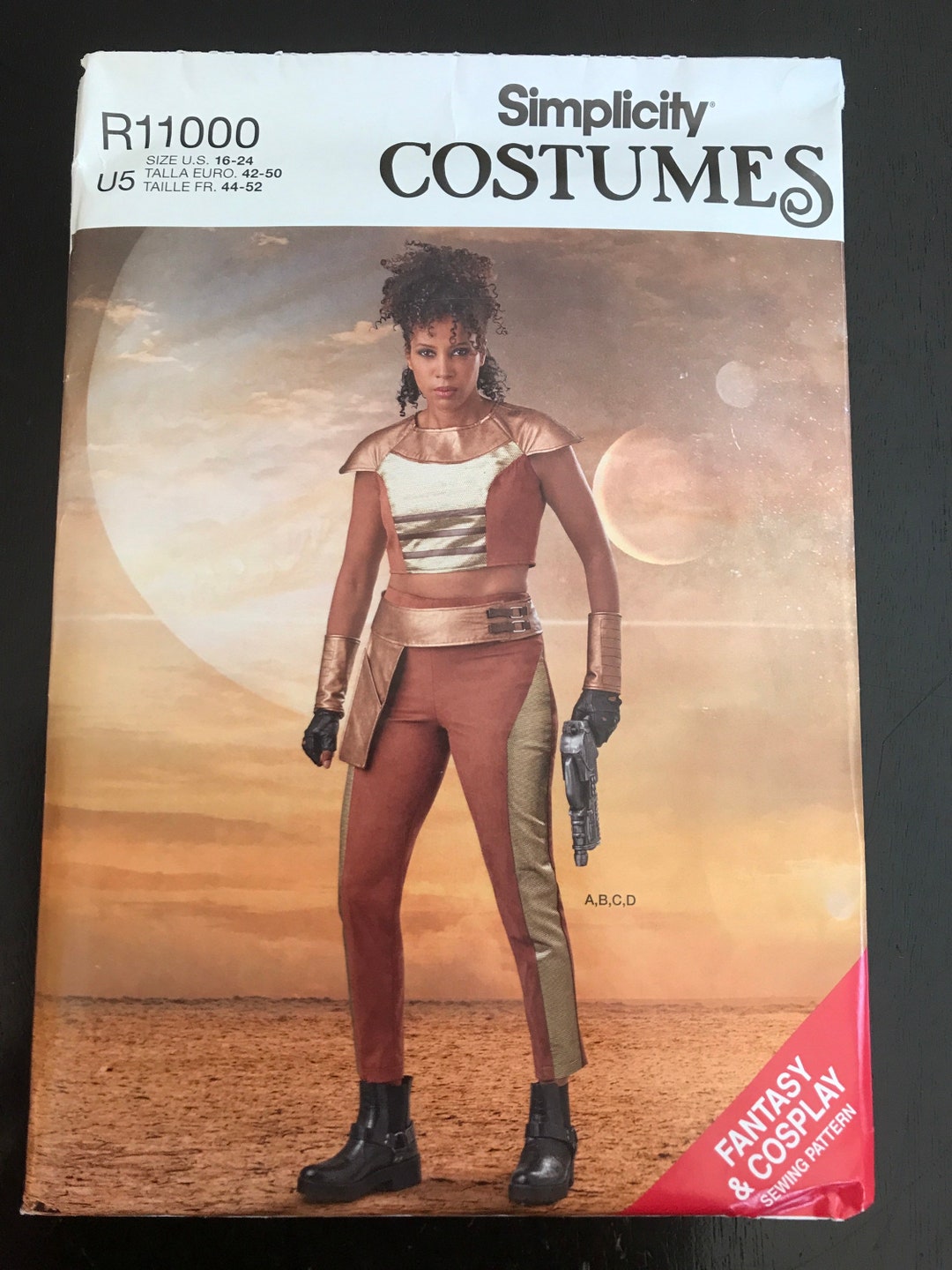 Simplicity 9248 UNCUT Warrior Costume - Cosplay Fantasy LARP Costume - Etsy