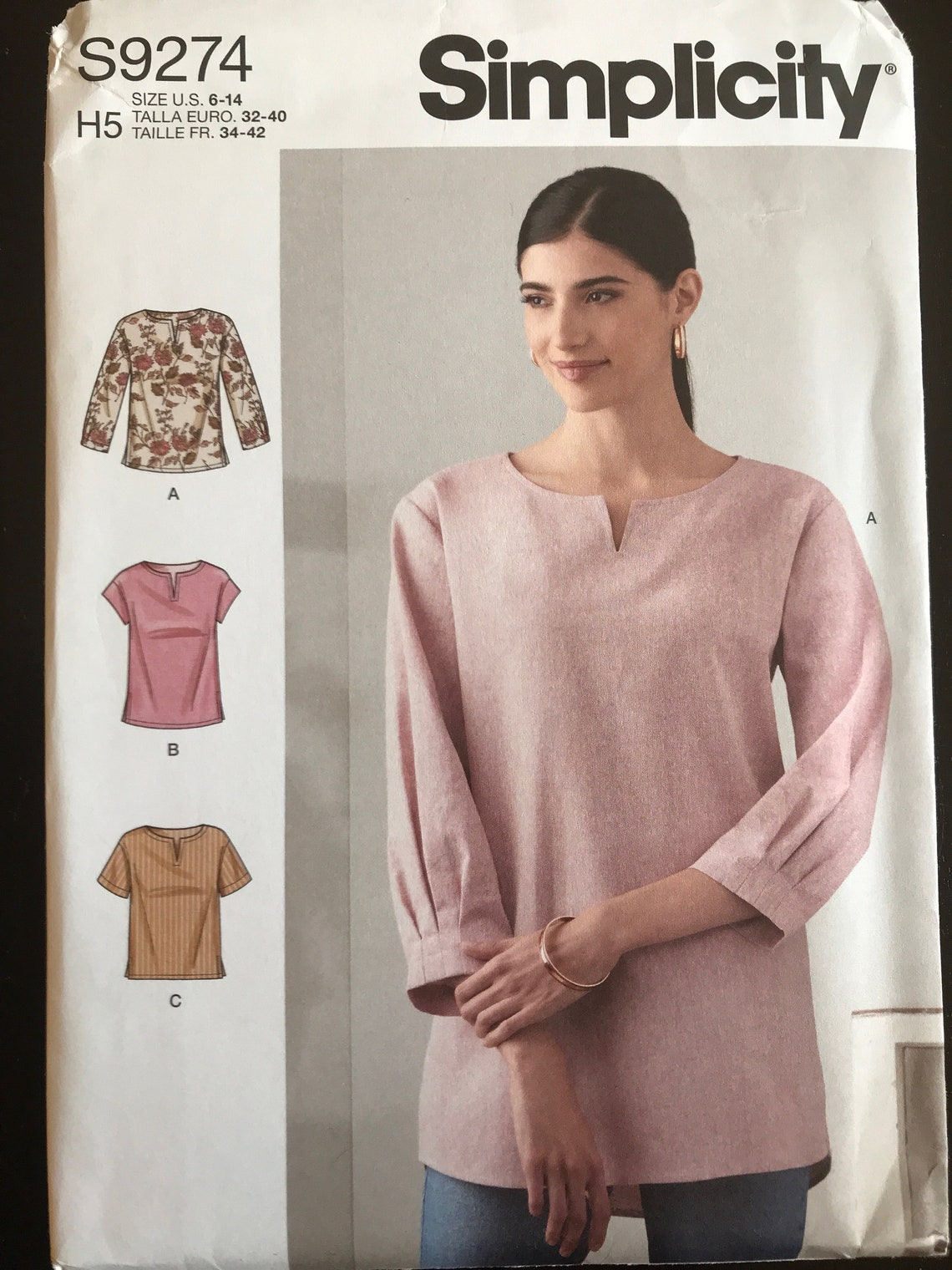 Simplicity 9274 Top Pattern UNCUT - Etsy