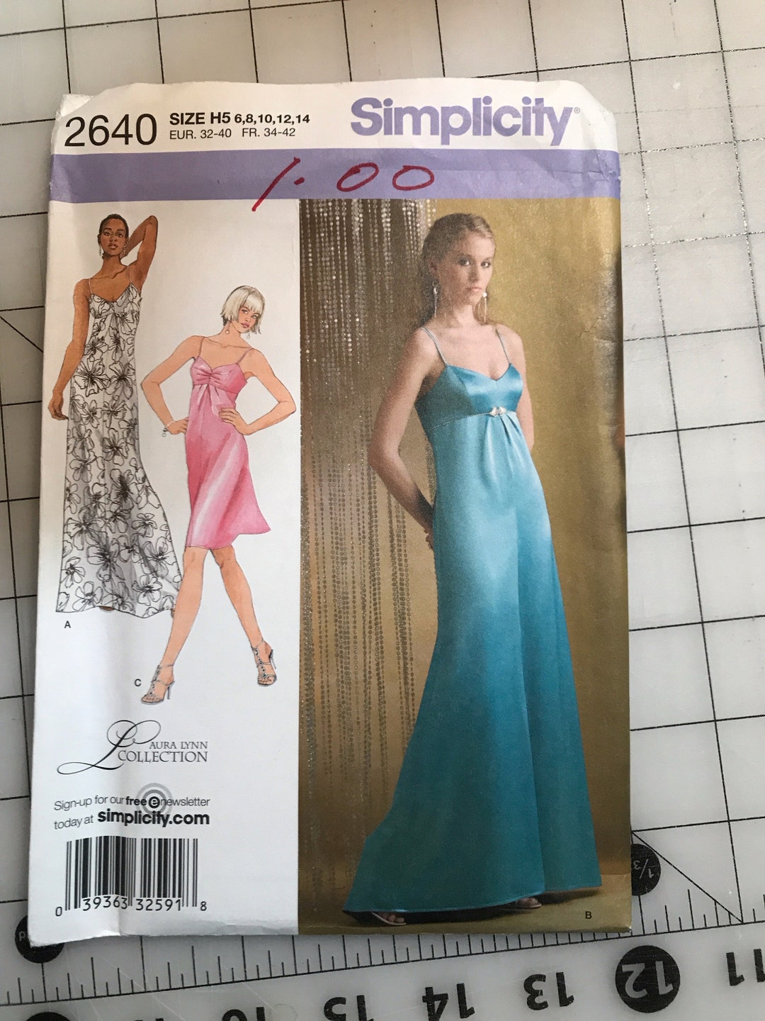 Simplicity 2640 Womens Dress Pattern Prom Dress Pattern UNCUT - Etsy