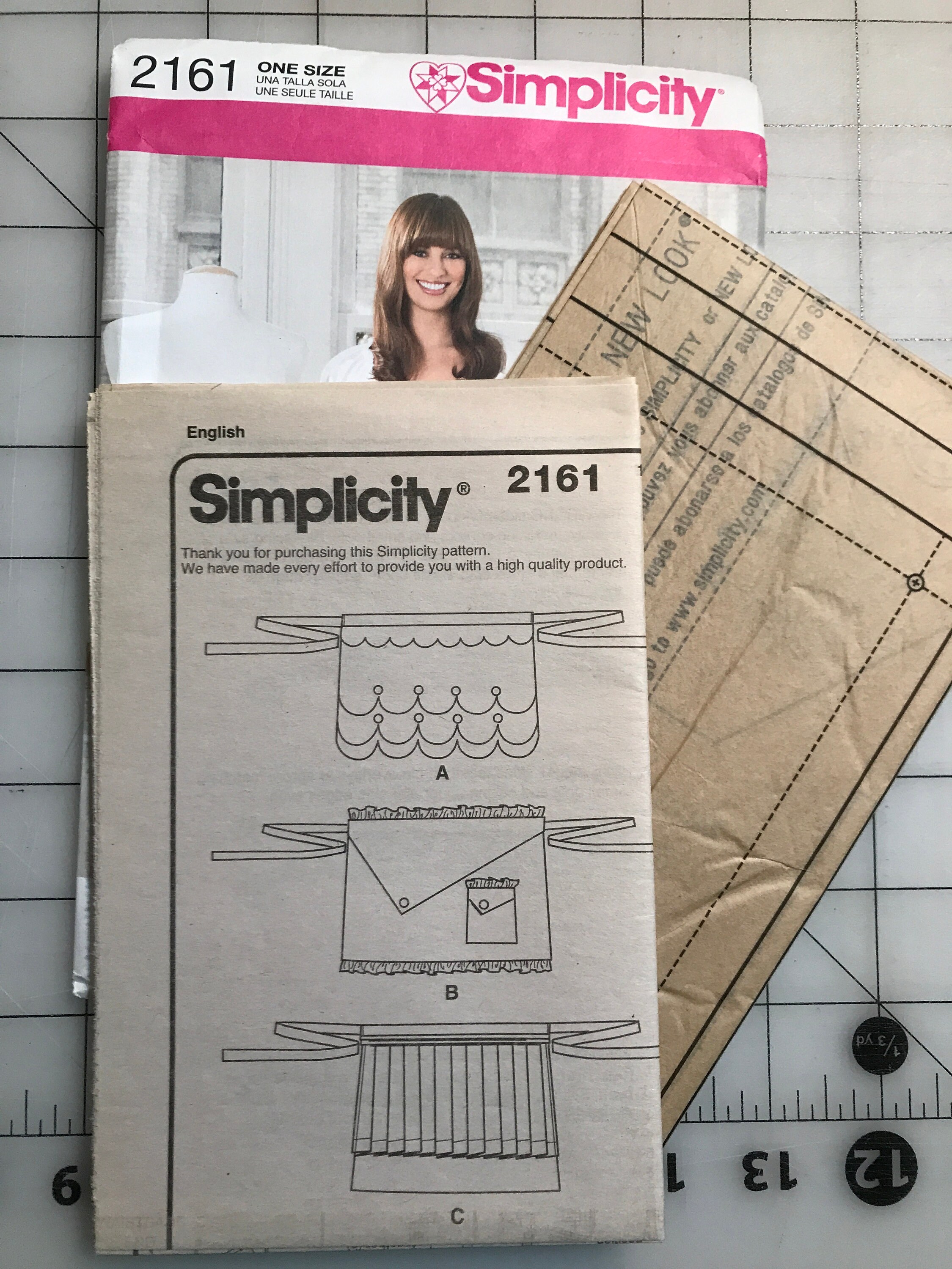 Simplicity 2161 DIY APRON Pattern Uncut Vintage - Etsy